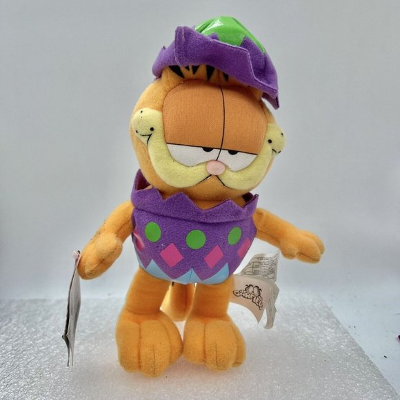 Toys | Russell Stover Garfield 8 Plush Wearing Blue Easter Egg Nos ...